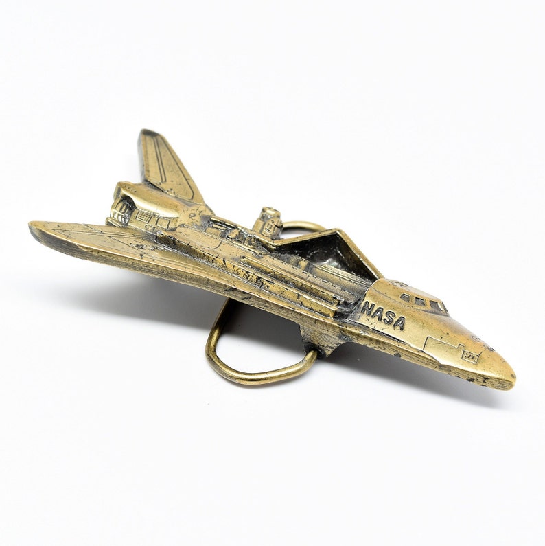 NASA BELT BUCKLE ~ Space Shuttle Spaceship Belt Buckle ~ Military Belt ...