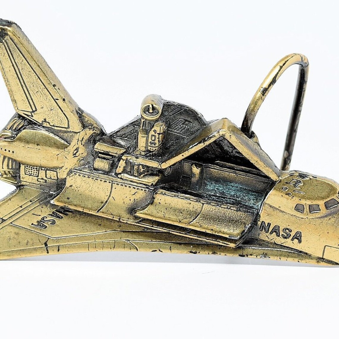 NASA BELT BUCKLE ~ Space Shuttle Spaceship Belt Buckle ~ Military Belt ...