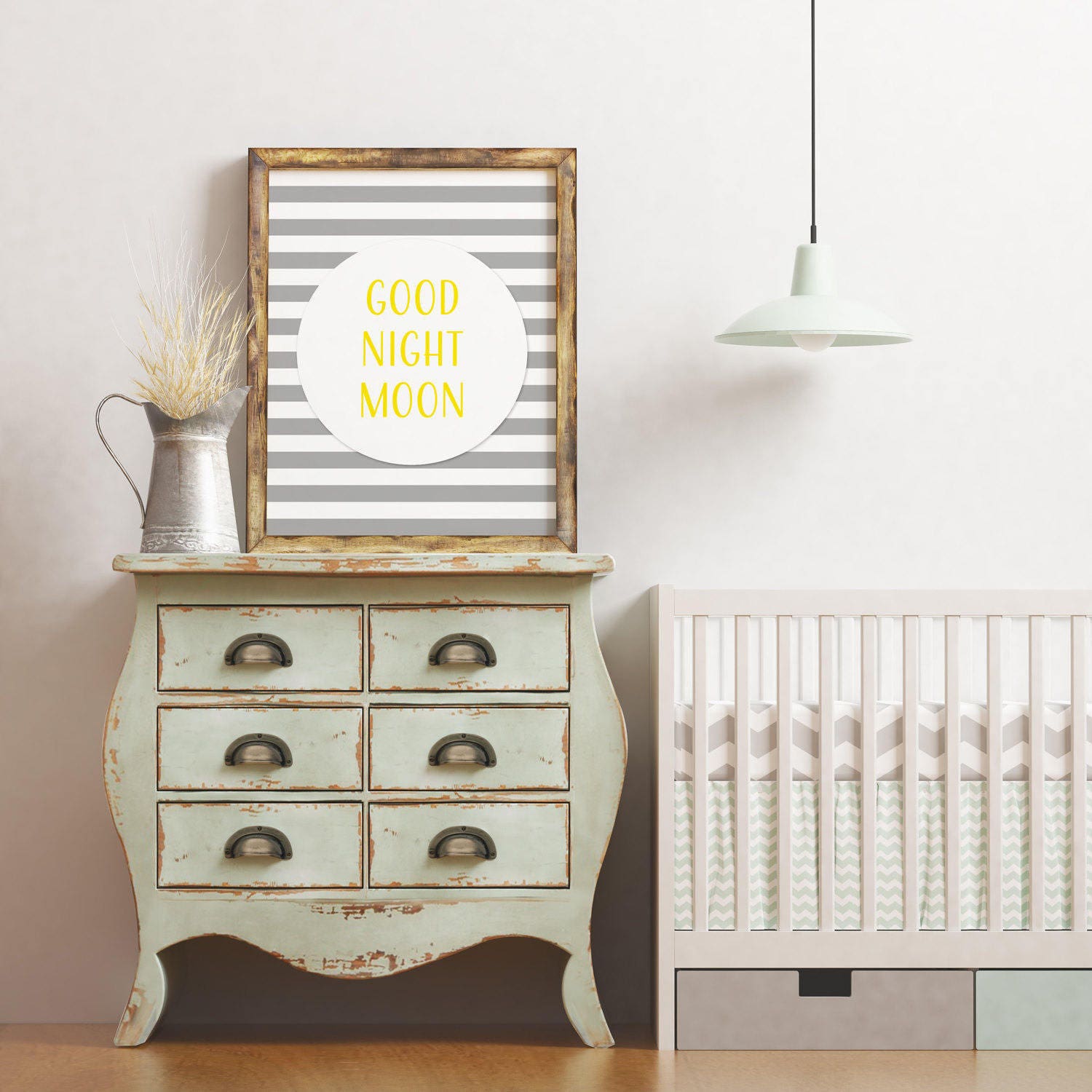 Goodnight Moon Nursery Decor Printable Wall Art, Home Decor, Kids ...