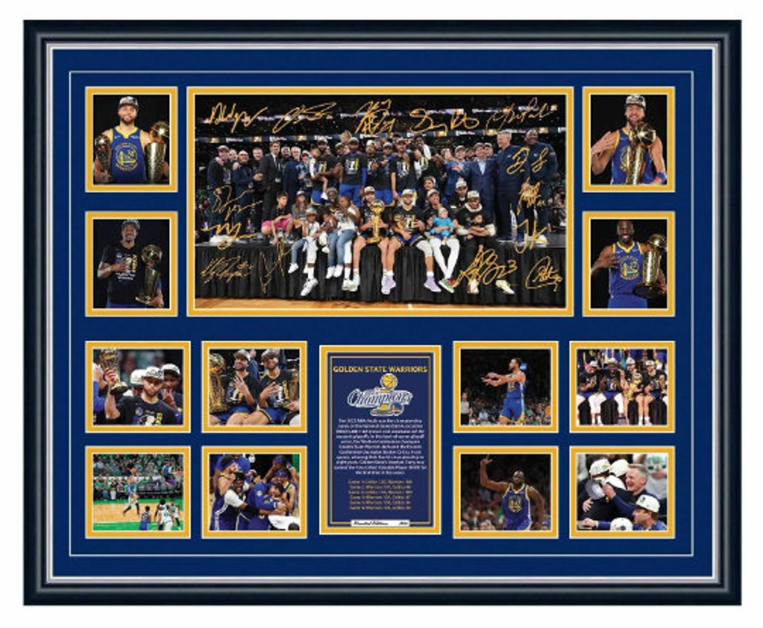 Golden State Warriors Stephen Curry 2022 NBA Champions Signed Limited ...