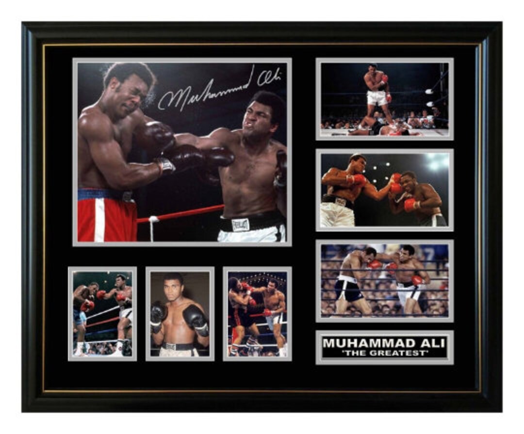 Muhammad Ali the Greatest Signed Limited Edition Memorabilia Frame - Etsy
