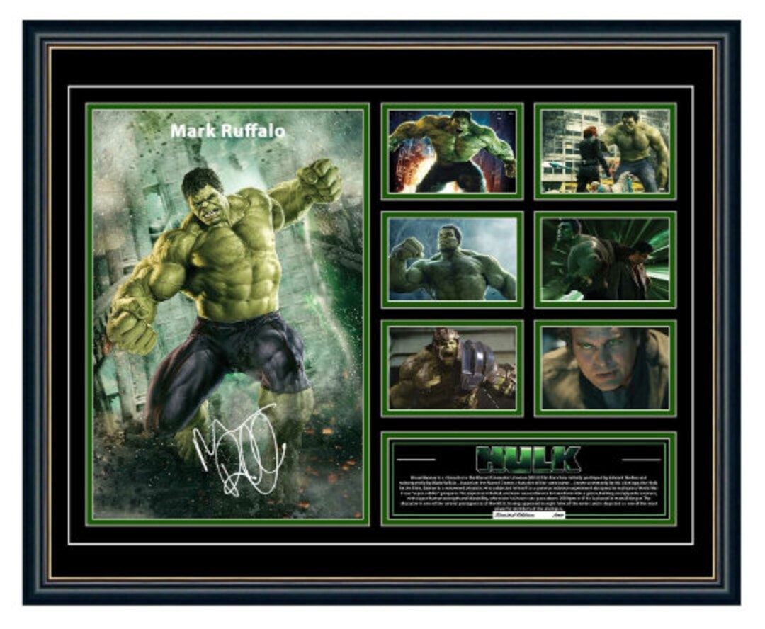 Mark Ruffalo as the Hulk Marvel Comics Signed Limited Edition ...