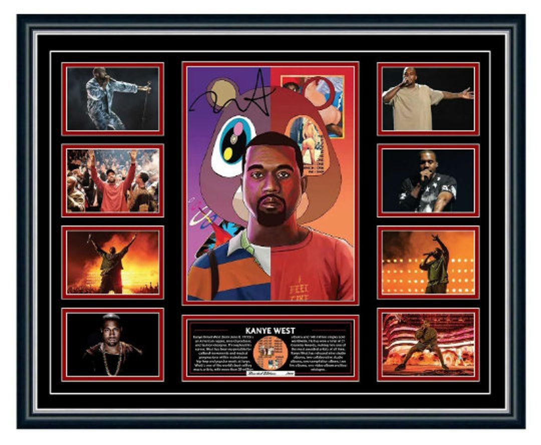 Kanye West Yeezus Life of Pablo Signed Limited Edition Memorabilia ...