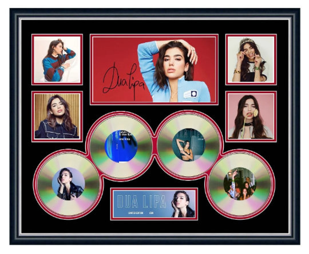 Dua Lipa Signed Limited Edition Memorabilia Frame - Etsy