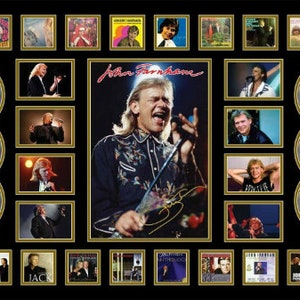 John Farnham Whispering Jack Age of Reason Then Again Photo Signed ...