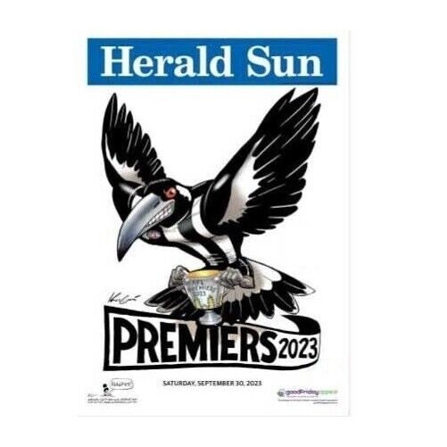 2023 AFL Premiership Mark Knight Laminated and Blockmounted - Etsy ...