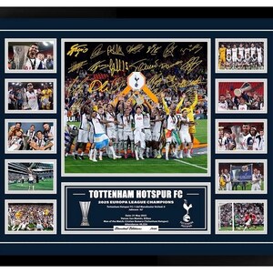Tottenham Hotspurs FC 2025 Europa League Champions Signed Framed ...