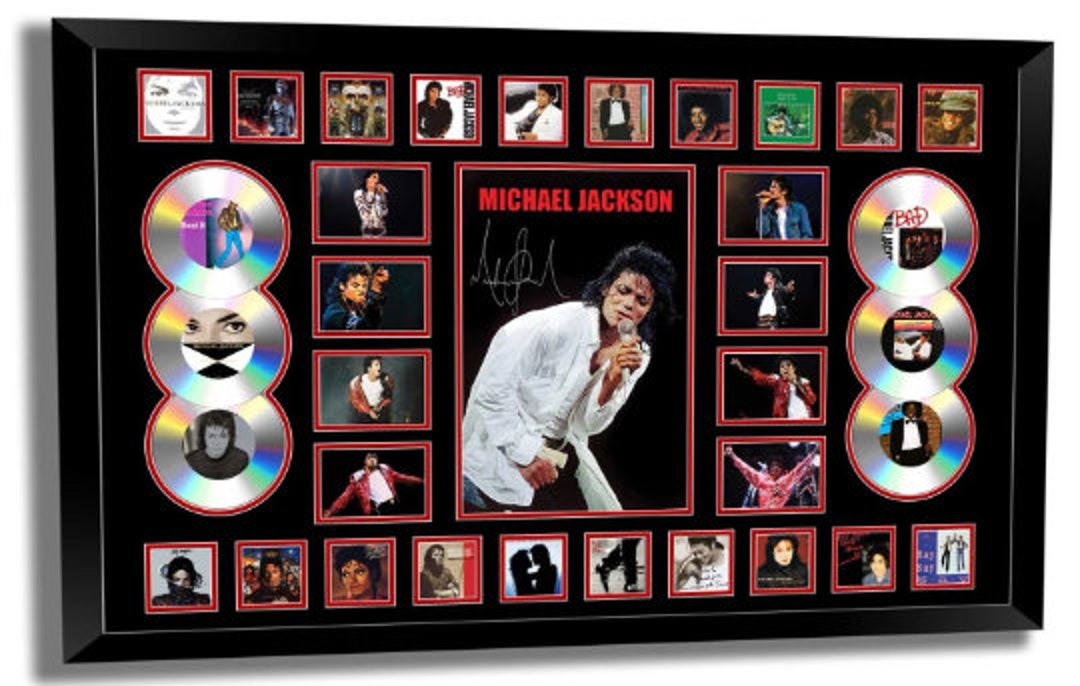 Michael Jackson Signed Limited Edition Memorabilia Frame - Etsy