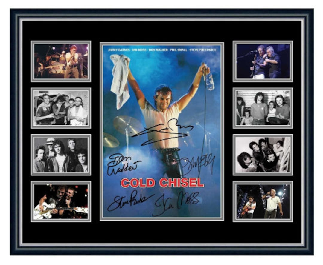 Cold Chisel Jimmy Barnes Photo Signed Limited Edition Memorabilia Frame ...