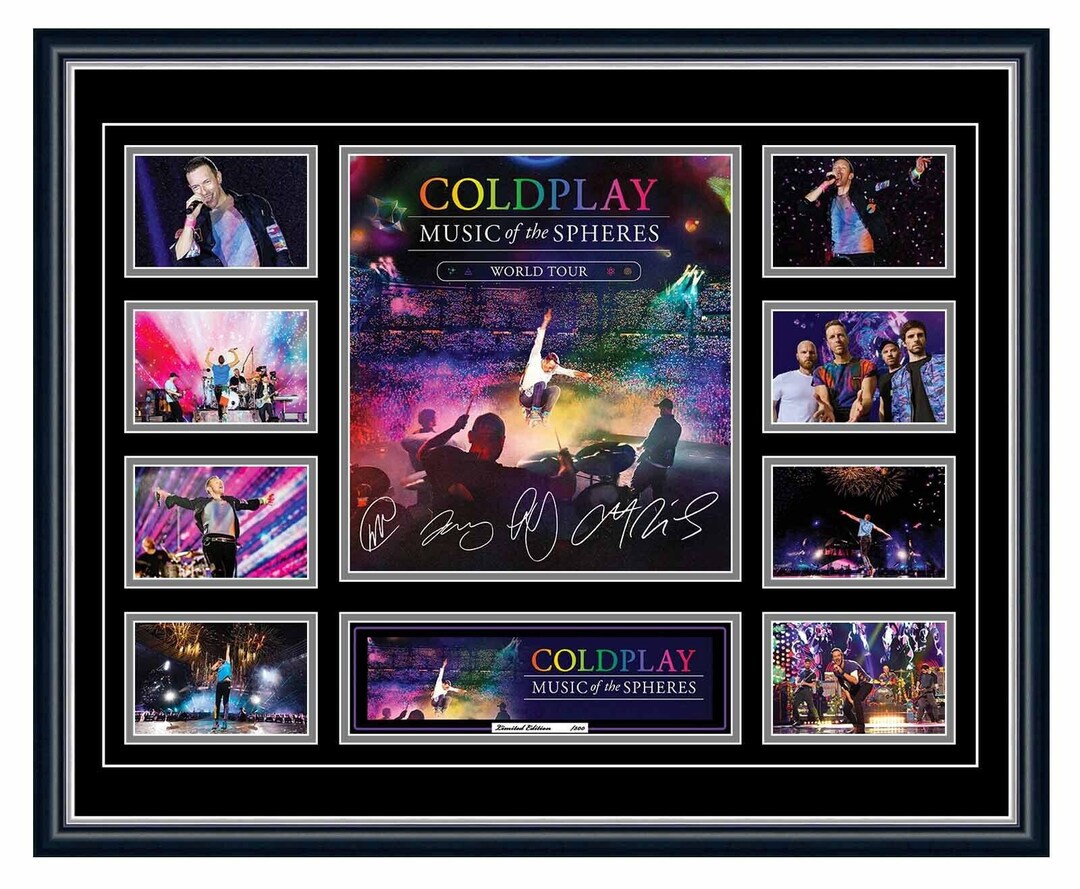 Coldplay Music of the Spheres Australia 2023 Tour Chris Martin Jonny ...