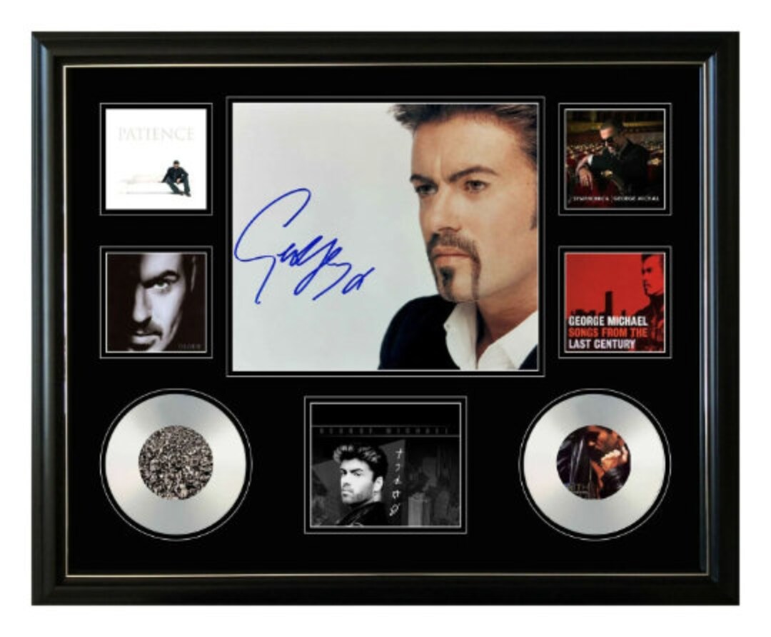 George Michael Signed Limited Edition Memorabilia Frame - Etsy