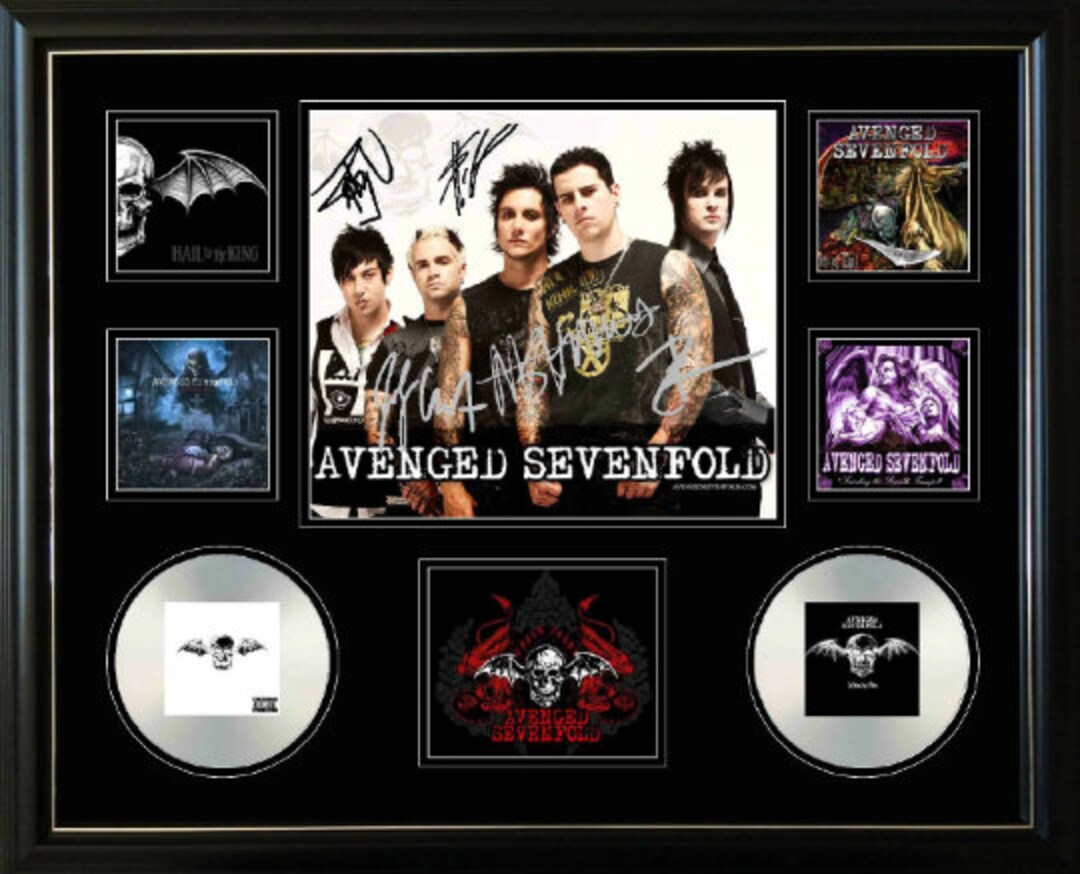 Avenged Sevenfold Signed Limited Edition Memorabilia Frame - Etsy