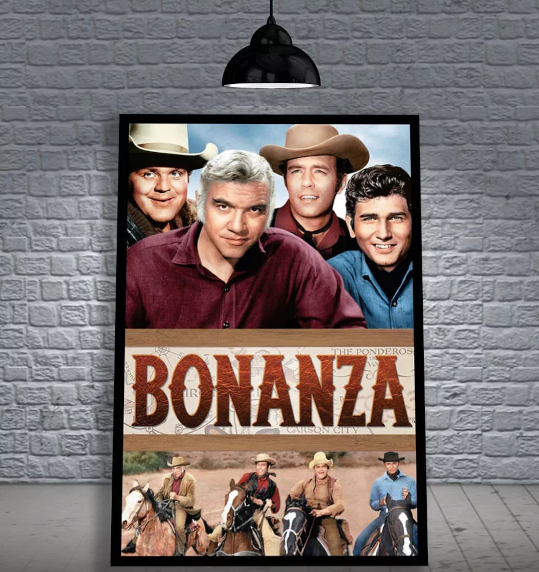 Bonanza TV Series Framed Movie Poster Print - Etsy