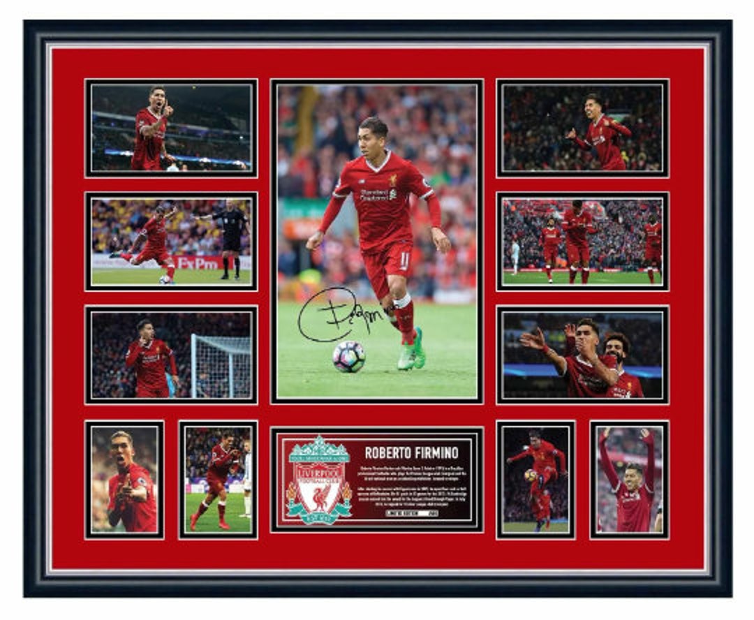 Roberto Firmino Liverpool FC Signed Limited Edition - Etsy
