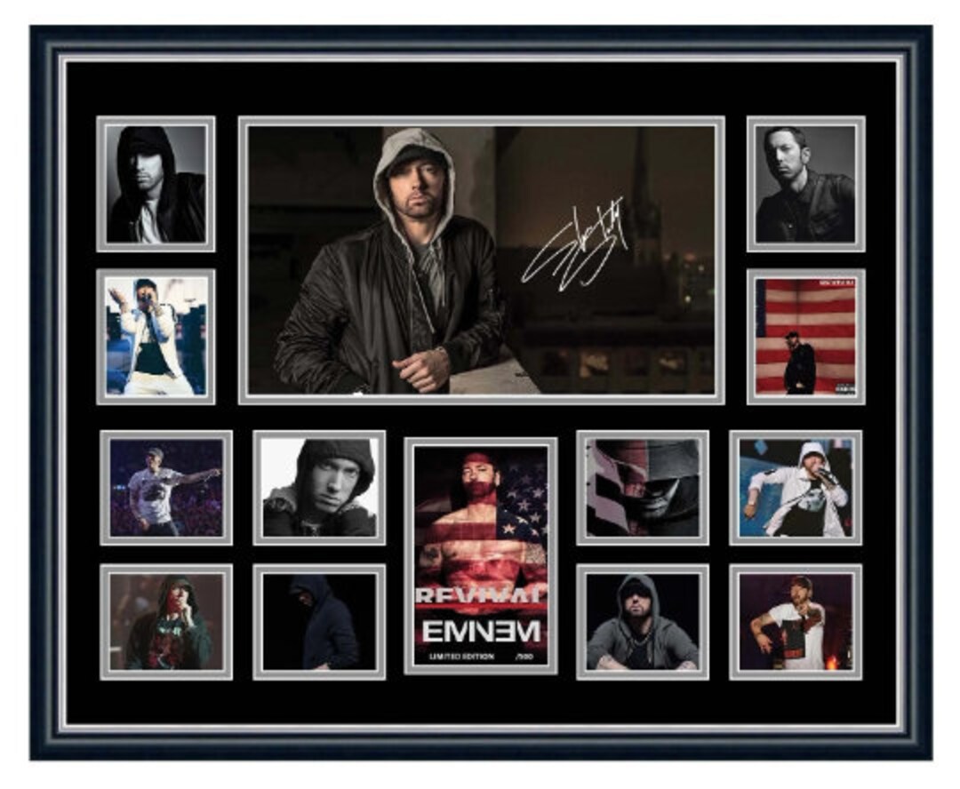 Eminem 2018 Revival Photo Signed Limited Edition Memorabilia Frame - Etsy