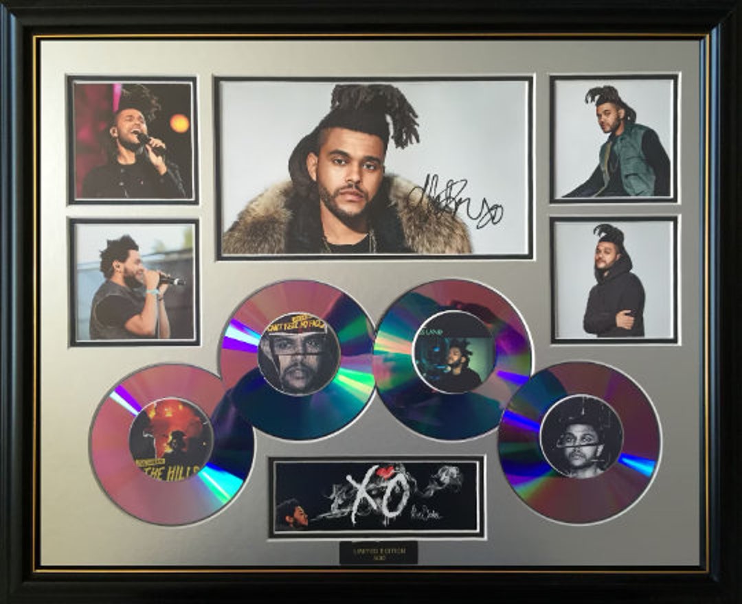The Weeknd Photo Signed Limited Edition Memorabilia Frame - Etsy