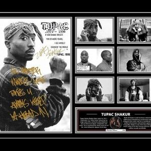 Tupac Shakur 2pac All Eyes on Me Photo Signed Limited Edition ...