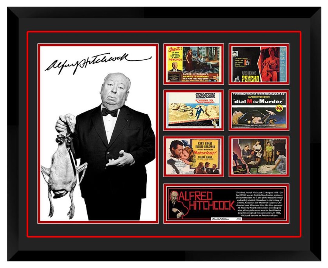 Alfred Hitchcock Signed Framed Memorabilia - Etsy