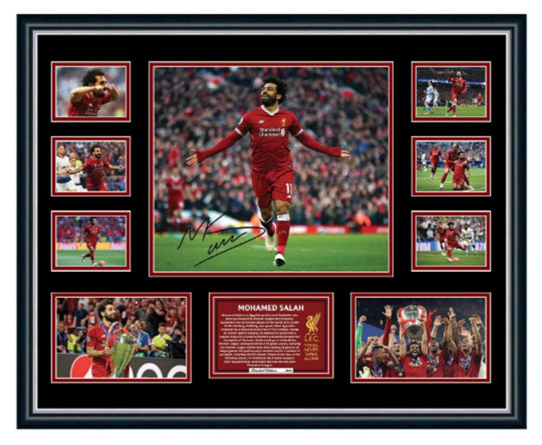 Mohamed Salah Liverpool FC 2019 Signed Limited Edition Memorabilia ...