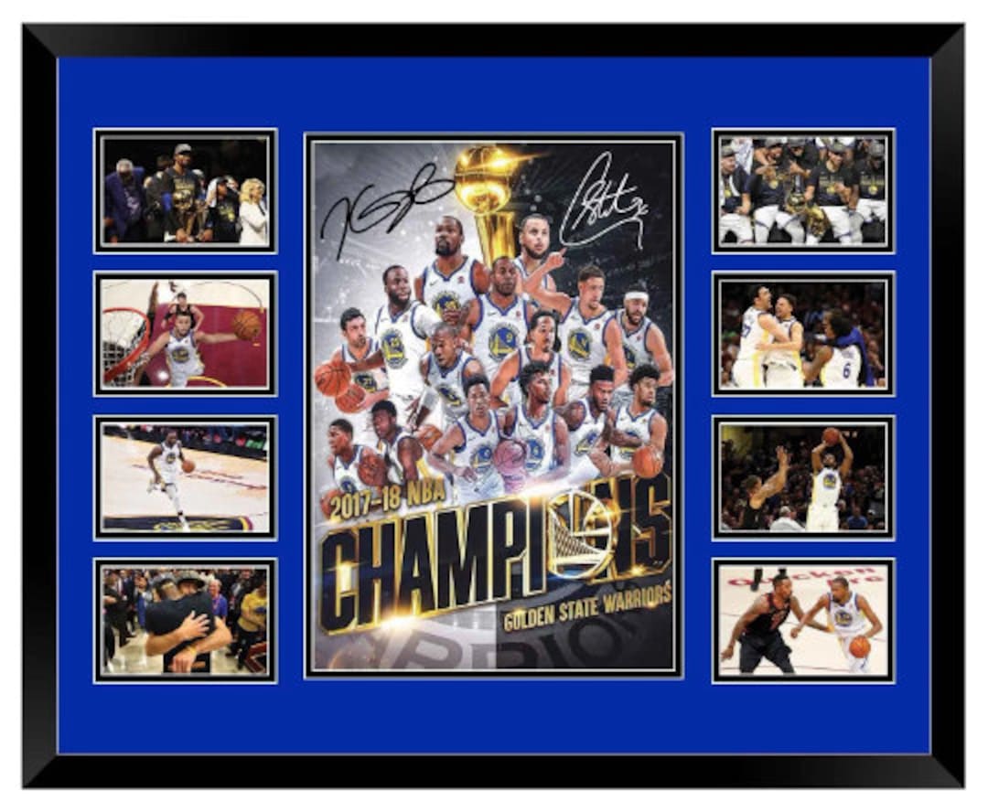 Golden State Warriors Back to Back NBA Champions Stephen Curry 2018 ...