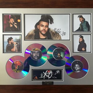 The Weeknd Photo Signed Limited Edition Memorabilia Frame - Etsy