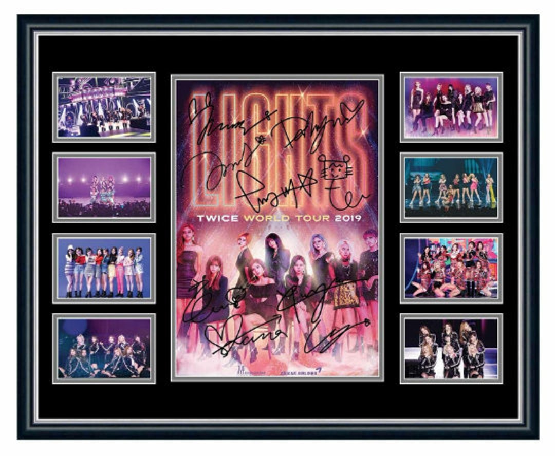 Twice 2019 World Tour Twice Lights Twice K Pop Band Photo Signed ...