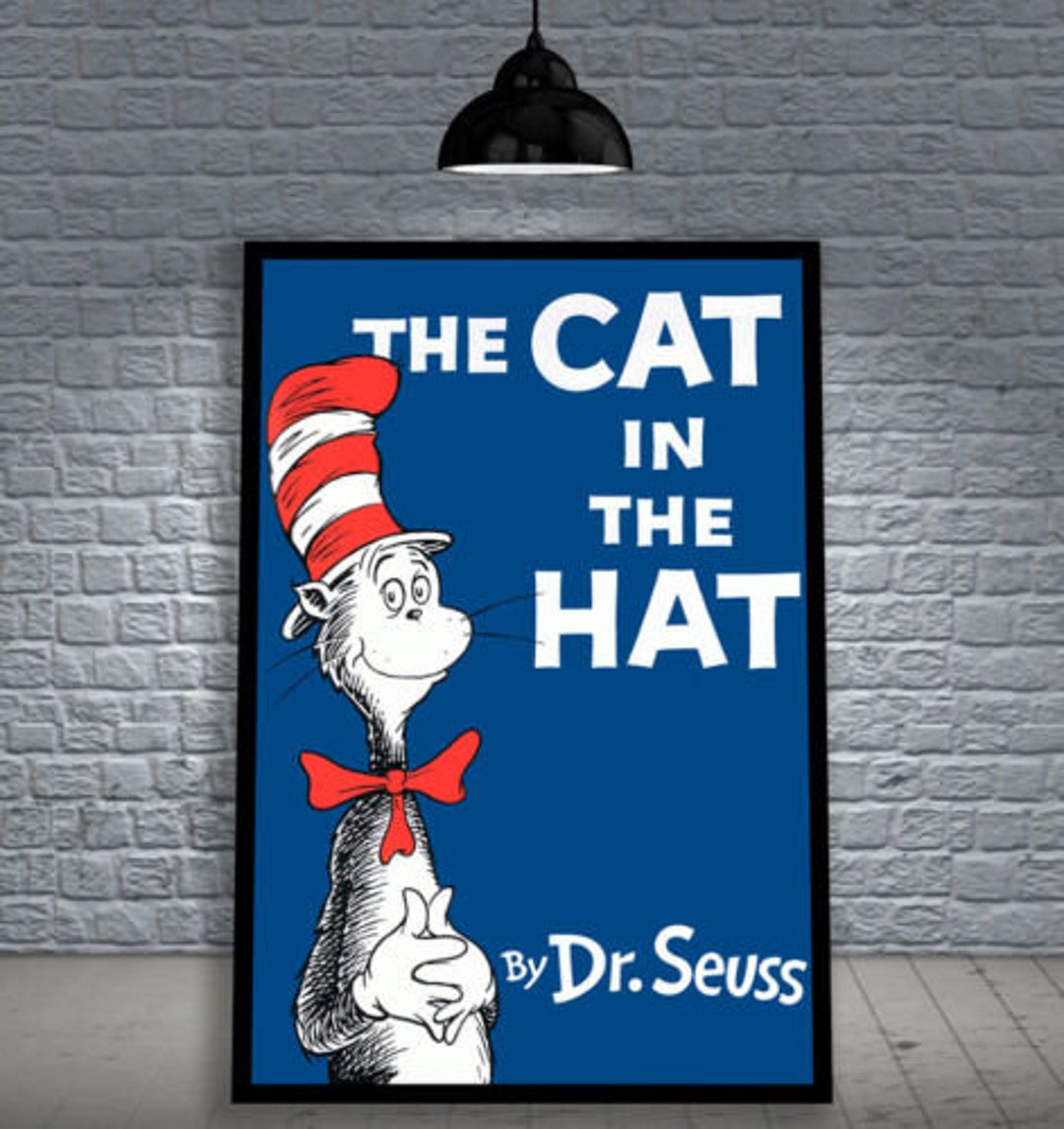 The Cat in the Hat 1971 Dr. Seuss Framed Movie Poster Print - Etsy