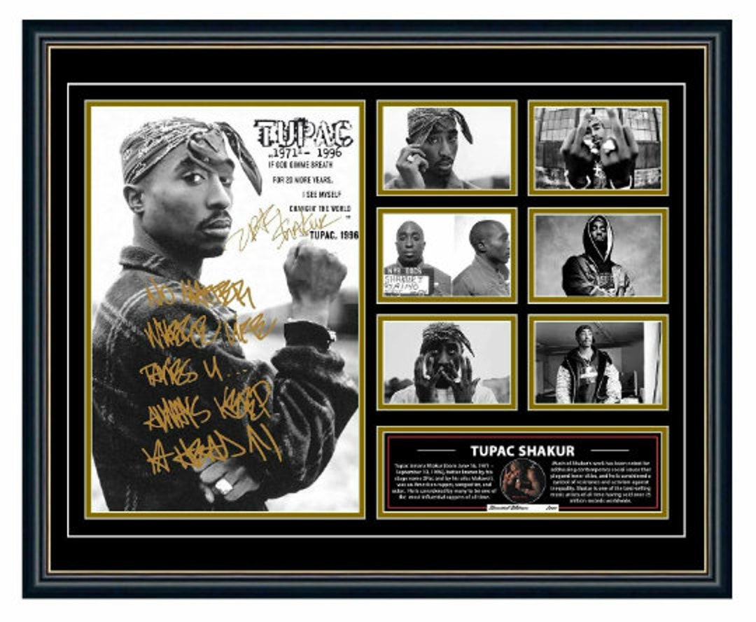 Tupac Shakur 2pac All Eyes on Me Photo Signed Limited Edition ...