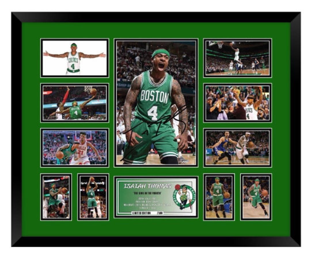 Isaiah Thomas Boston Celtics Signed Limited Edition Memorabilia Frame ...