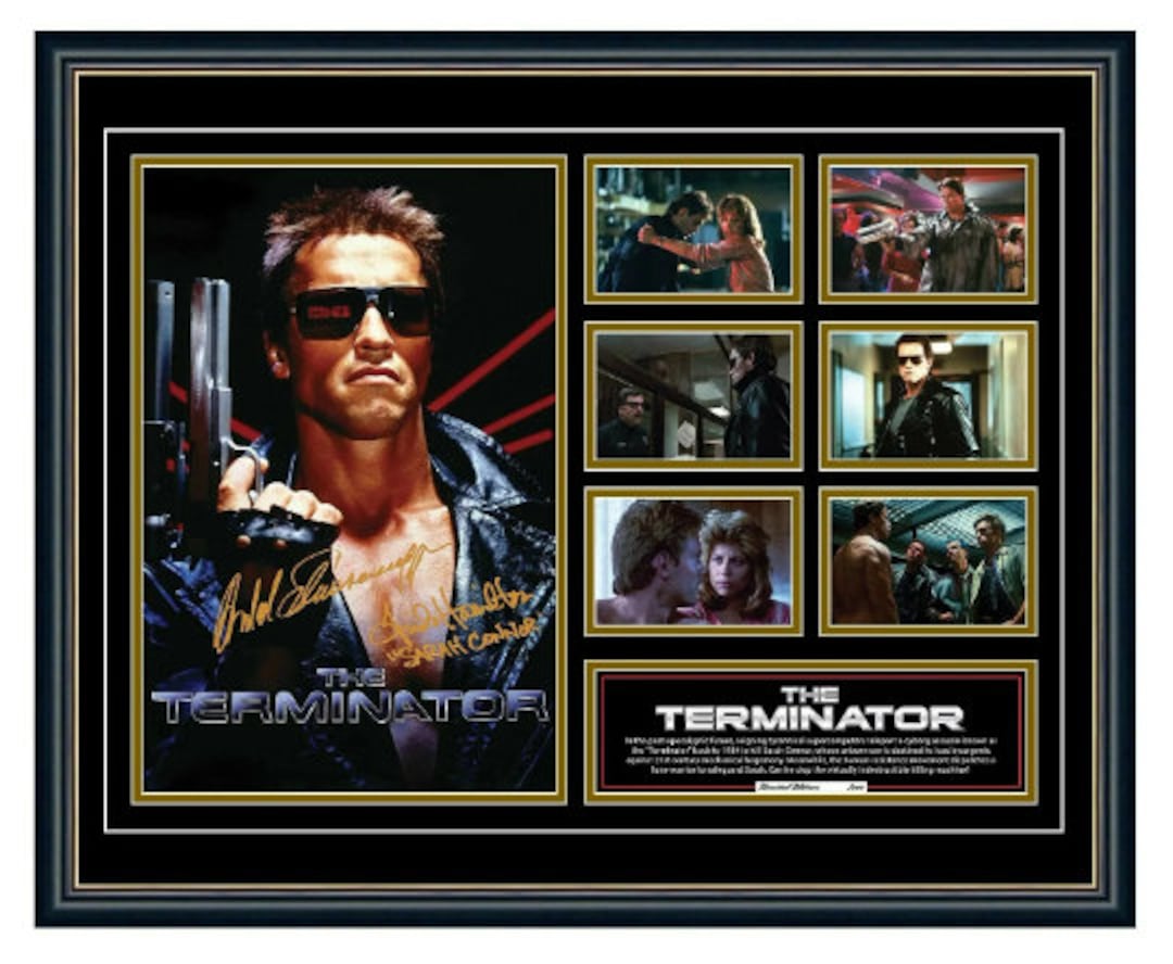 The Terminator Arnold Schwarzenegger Signed Limited Edition Memorabilia ...