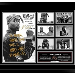 Tupac Shakur 2pac All Eyes on Me Photo Signed Limited Edition ...