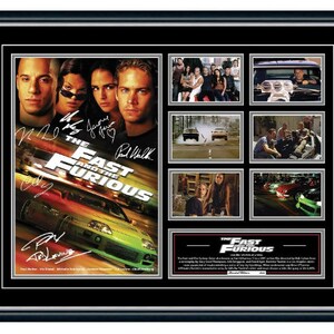 The Fast and the Furious 2001 Vin Diesel Signed Limited Edition ...