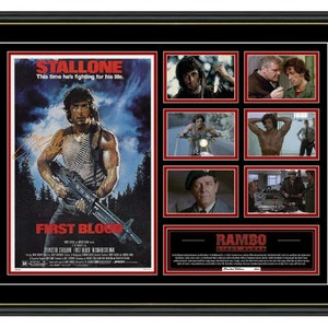 Rambo First Blood Sylvester Stallone Signed Limited Edition Memorabilia ...