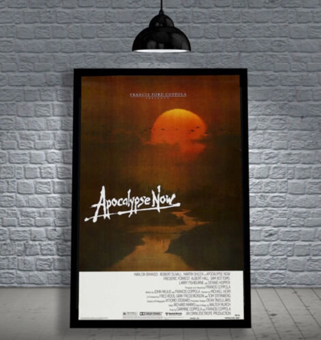 Apocalypse Now 1979 Martin Sheen Marlon Brando Framed Movie Poster ...