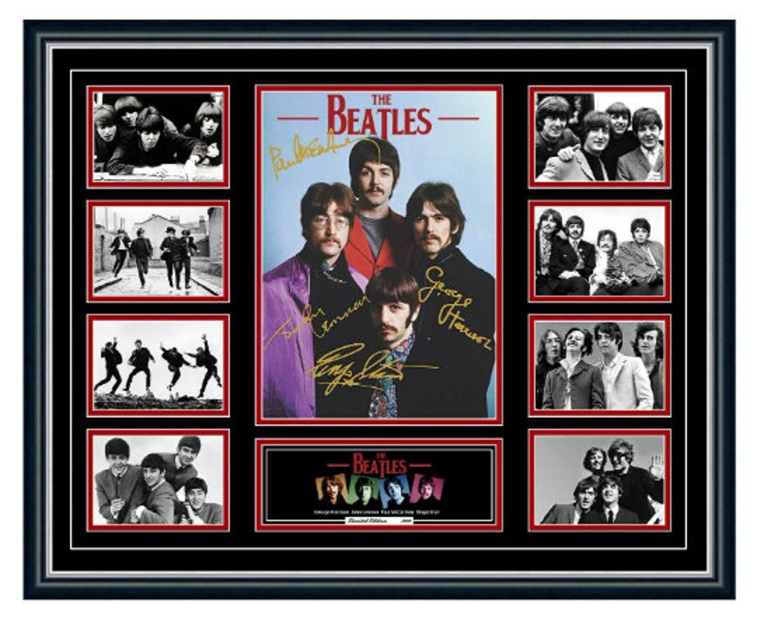 The Beatles John Lennon Paul Mccartney Photo Signed Limited Edition ...