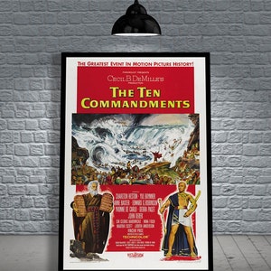 The Ten Commandments 1956 Charlton Heston Yul Brynner Anne Baxter ...