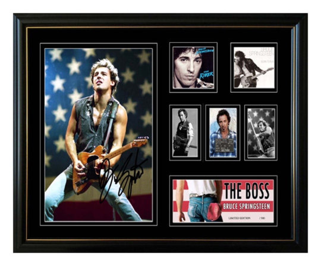 Bruce Springsteen the Boss Signed Limited Edition Memorabilia Frame - Etsy