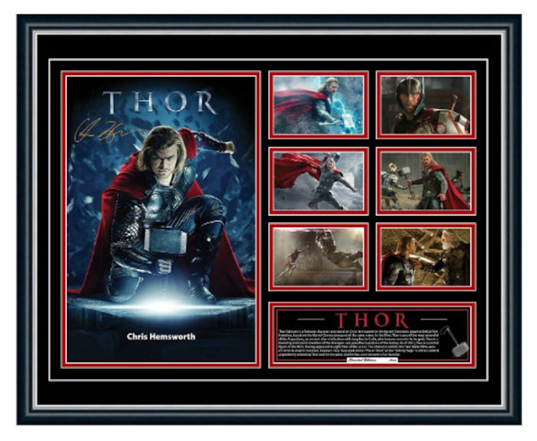 Chris Hemsworth as Thor Marvel Comics Signed Limited Edition ...