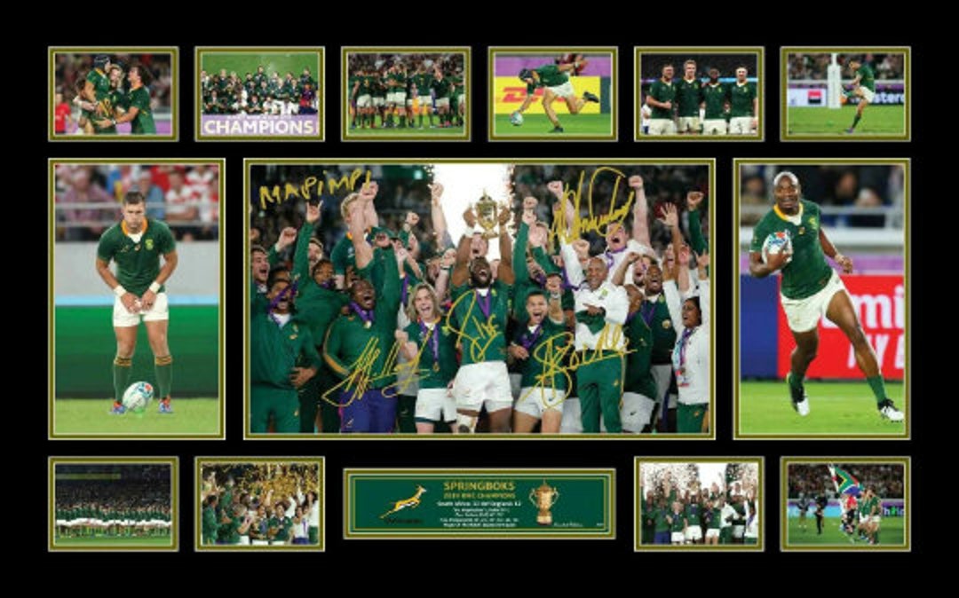 South Africa Springboks 2019 Rugby World Cup Signed Limited Edition ...