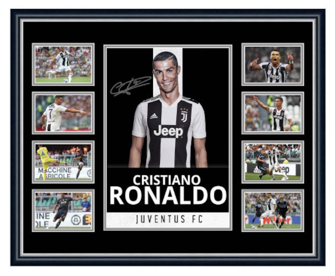 Cristiano Ronaldo Juventus Signed Limited Edition Memorabilia Frame - Etsy