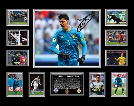 Thibaut Courtois Real Madrid Signed Limited Edition - Etsy
