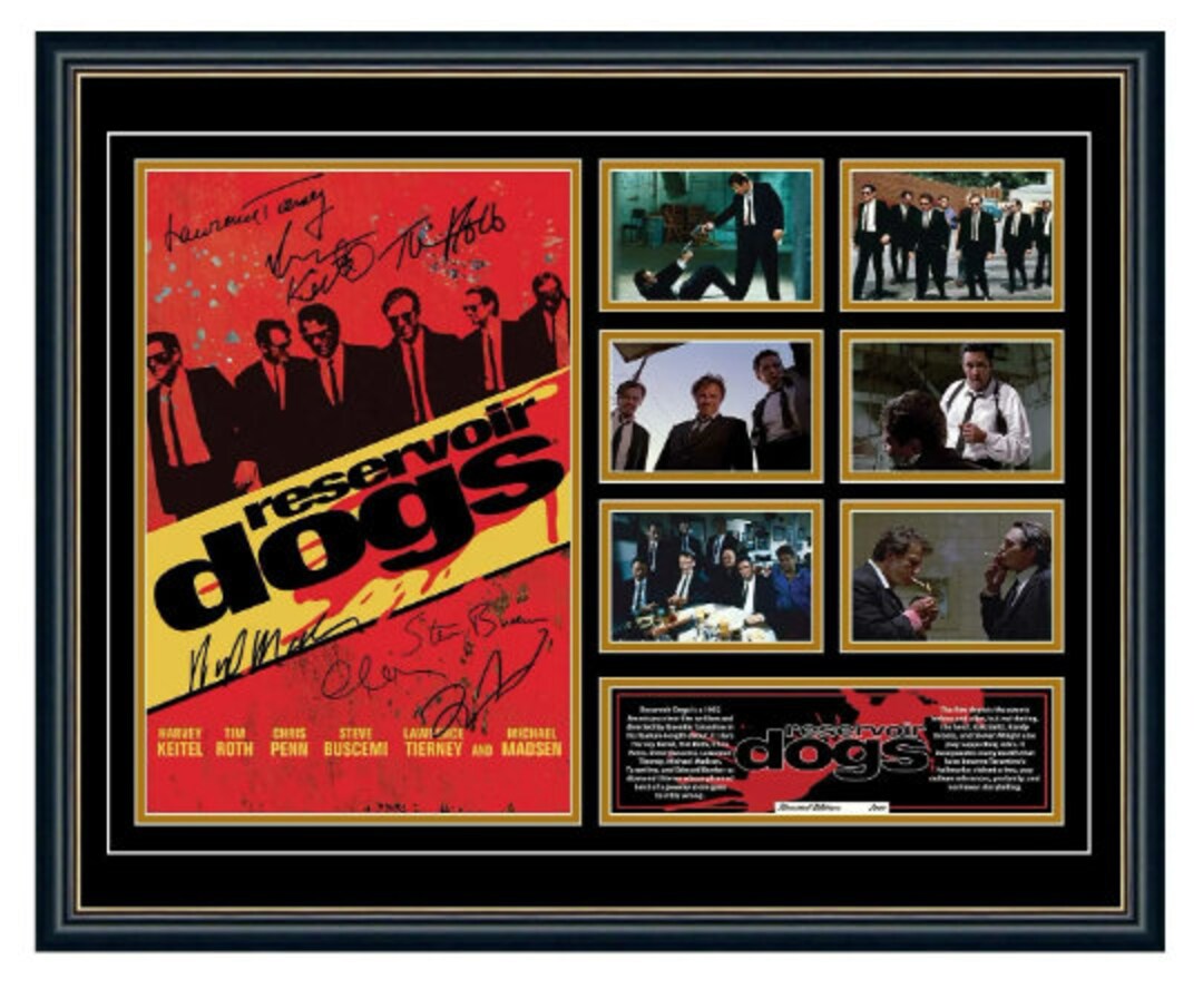Reservoir Dogs Quentin Tarantino Signed Limited Edition Memorabilia ...