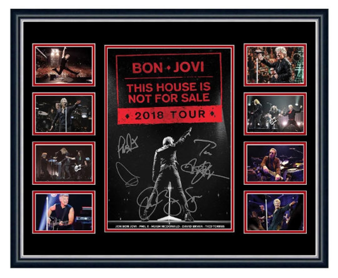 Jon Bon Jovi This House is Not for Sale Tour Signed Limited Edition ...