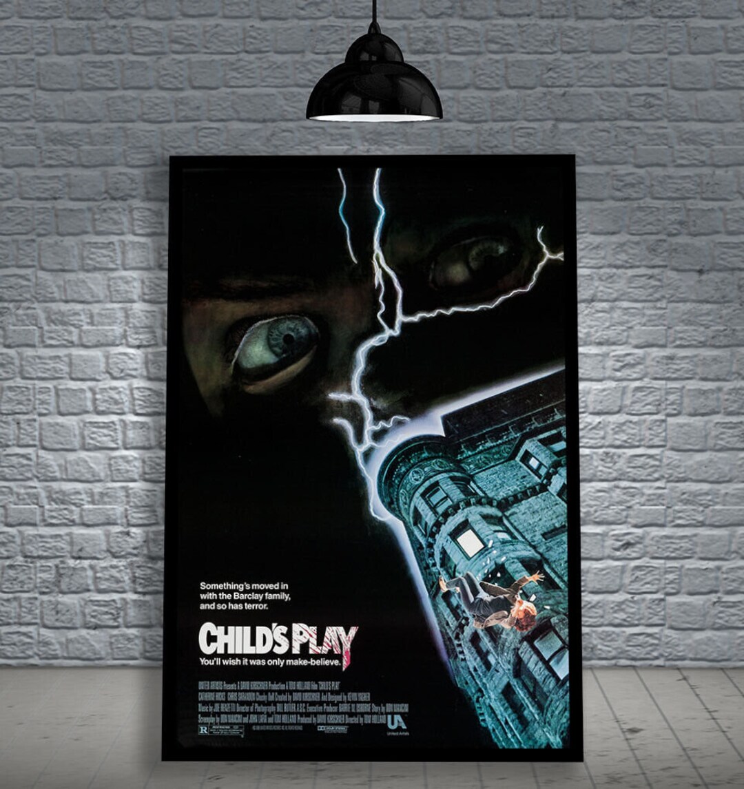 Child's Play 1988 Chucky Framed Movie Poster Print - Etsy