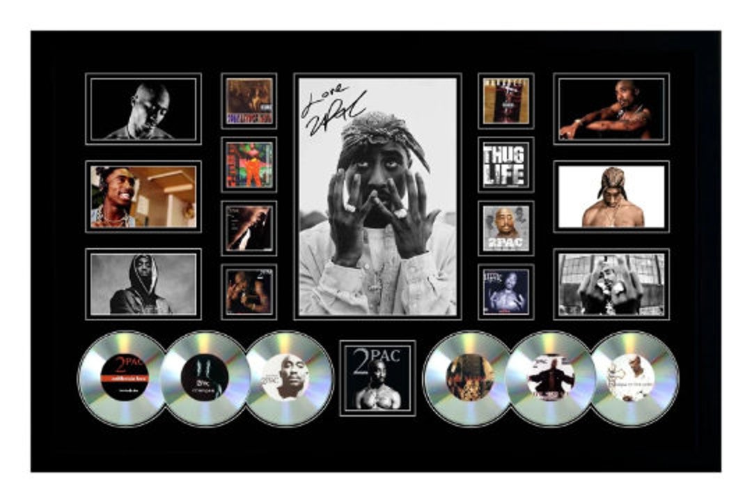 Tupac Shakur 2pac Photo Signed Limited Edition Memorabilia Frame - Etsy