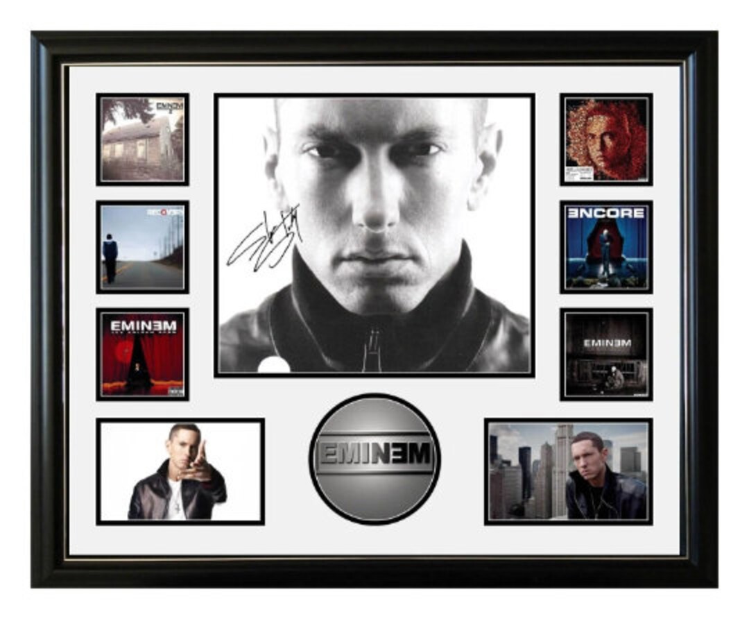 Eminem Slim Shady Photo Signed Limited Edition Memorabilia Frame - Etsy ...