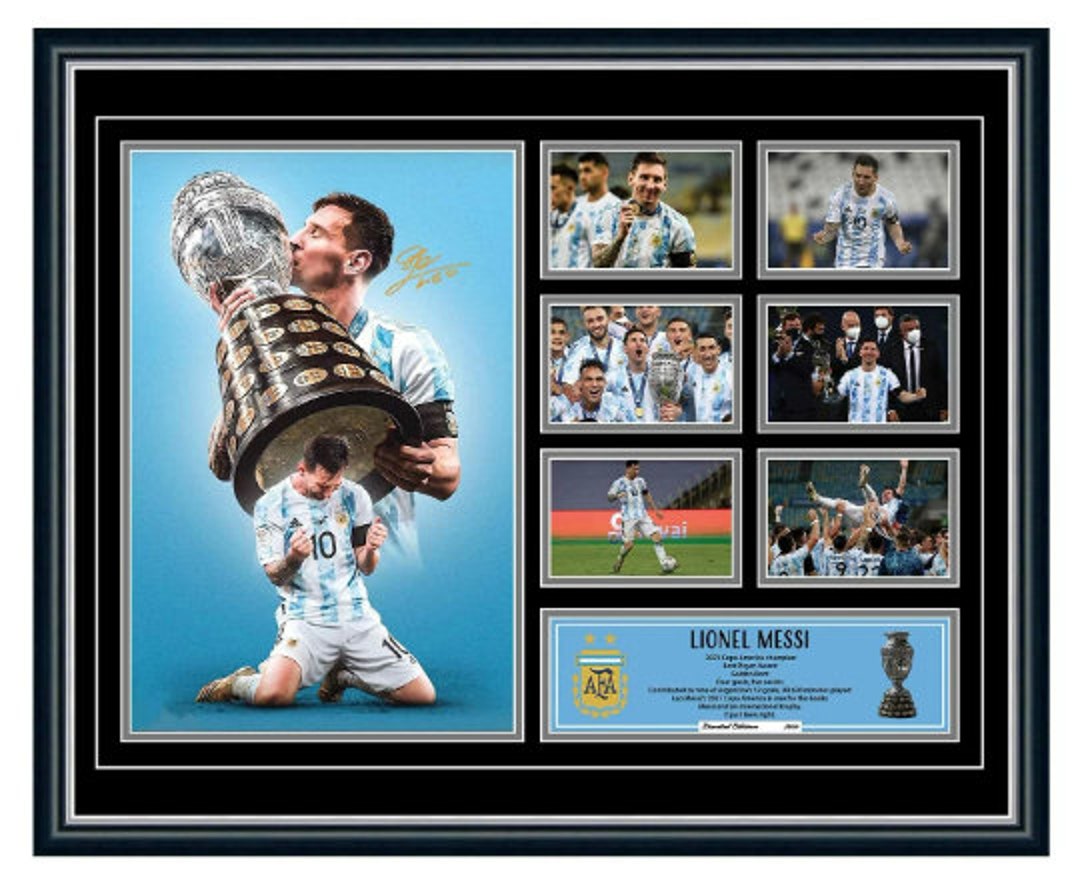 Lionel Messi Argentina 2021 Copa America Signed Limited Edition ...