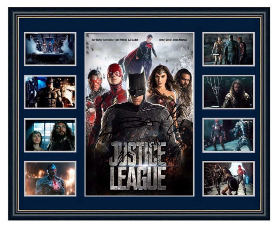 Justice League DC Comics Superman Batman Wonder Woman Signed Limited ...