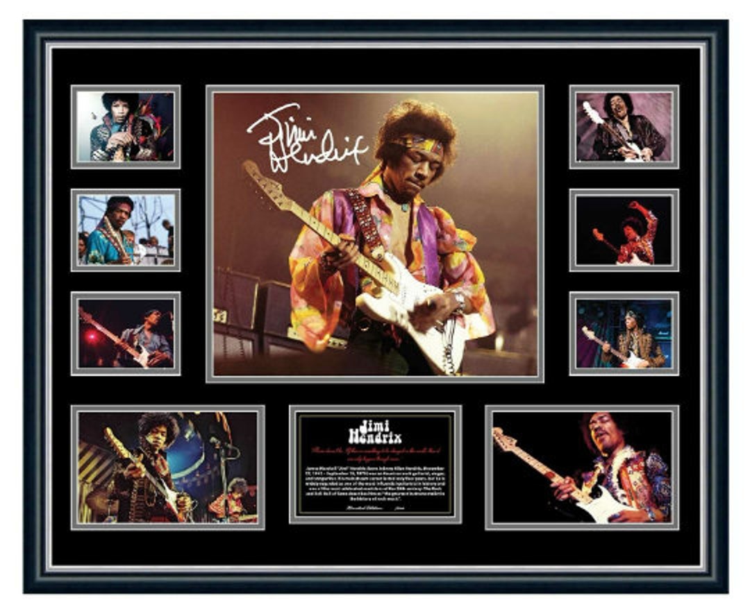 Jimi Hendrix Photo Signed Limited Edition Memorabilia Frame - Etsy