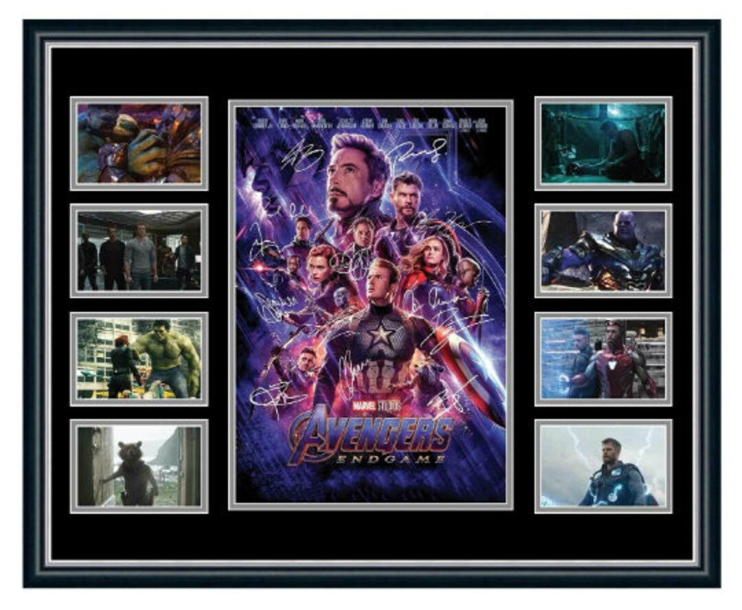 Avengers Endgame Thor Ironman Hulk Marvel Comics Signed Limited Edition ...